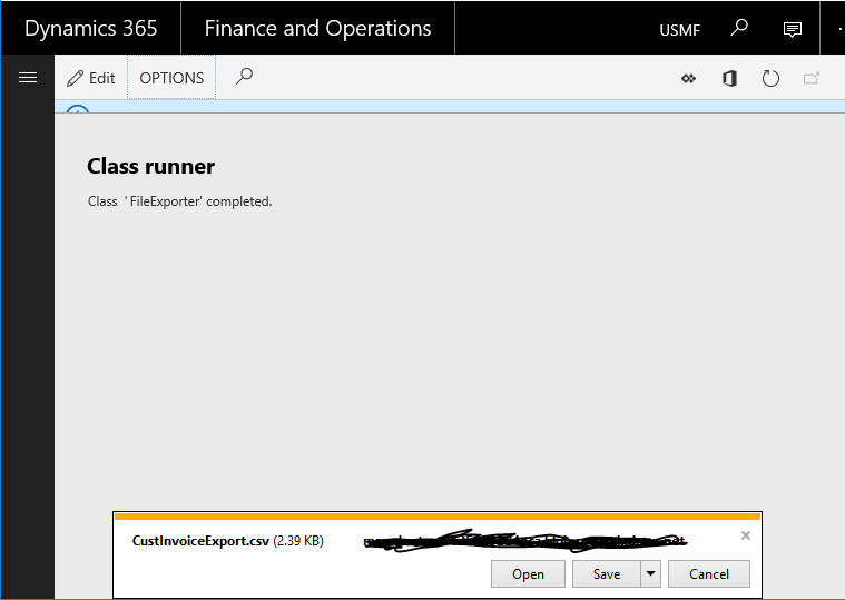 File Class D365/AX7 CSV Export X++ – AXAPTA Hut